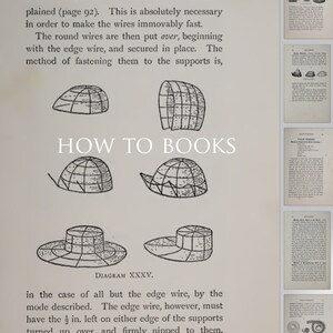 MILLINERY ~ THEORETICAL and PRACTICAL Illustrated Simple and Concise ...