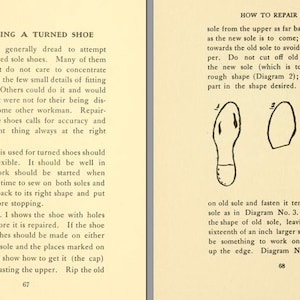 HOW to REPAIR SHOES 22 Illustrated Lessons on How to Do Shoe Repairs ...