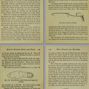 How to Make and Repair BOOTS and SHOES 158 Pages Illustrated Book ...