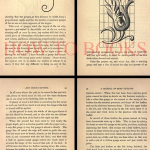 Learn How to Do Fret Cutting and Wood Carving Rare Illustrated Book ...