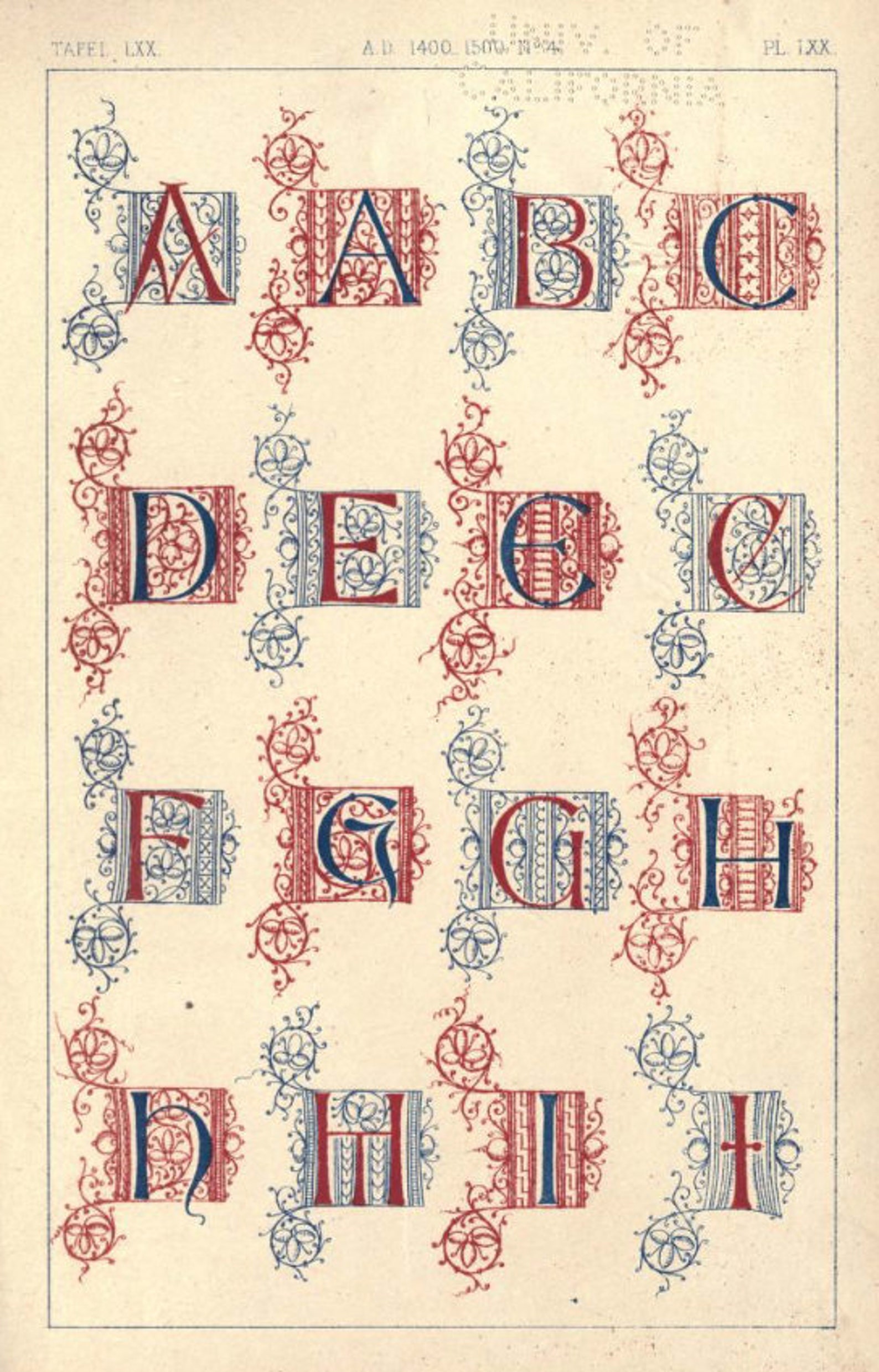 ART of ILLUMINATING in EUROPE Rare Ornamental Alphabets and | Etsy