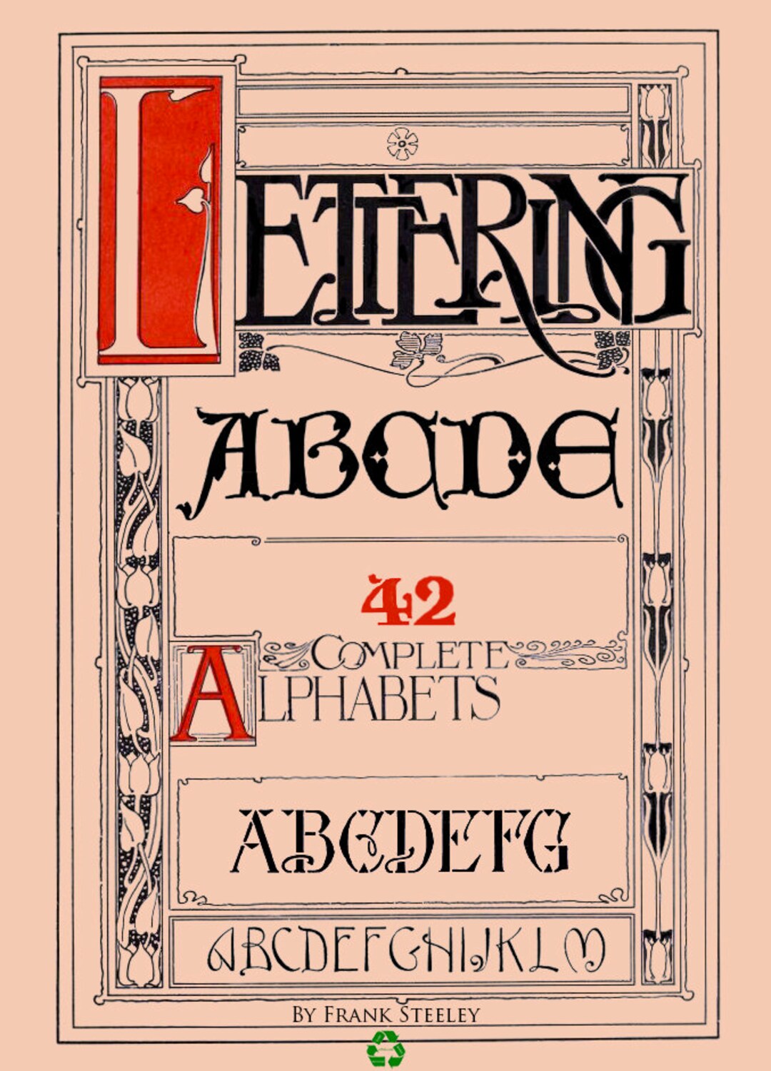 42 Complete Alphabets Rare Illustrated Lettering Reference Book for ...