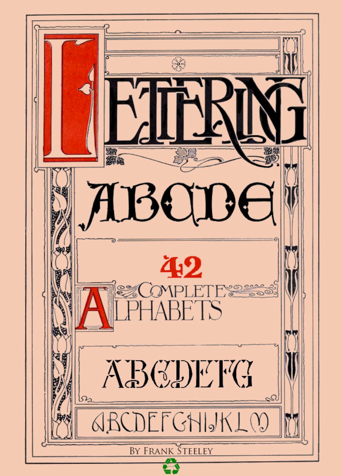 42 Complete Alphabets Rare Illustrated Lettering Reference Book for ...