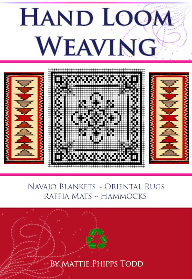 HAND LOOM WEAVING Illustrated Instructions Methods - Etsy
