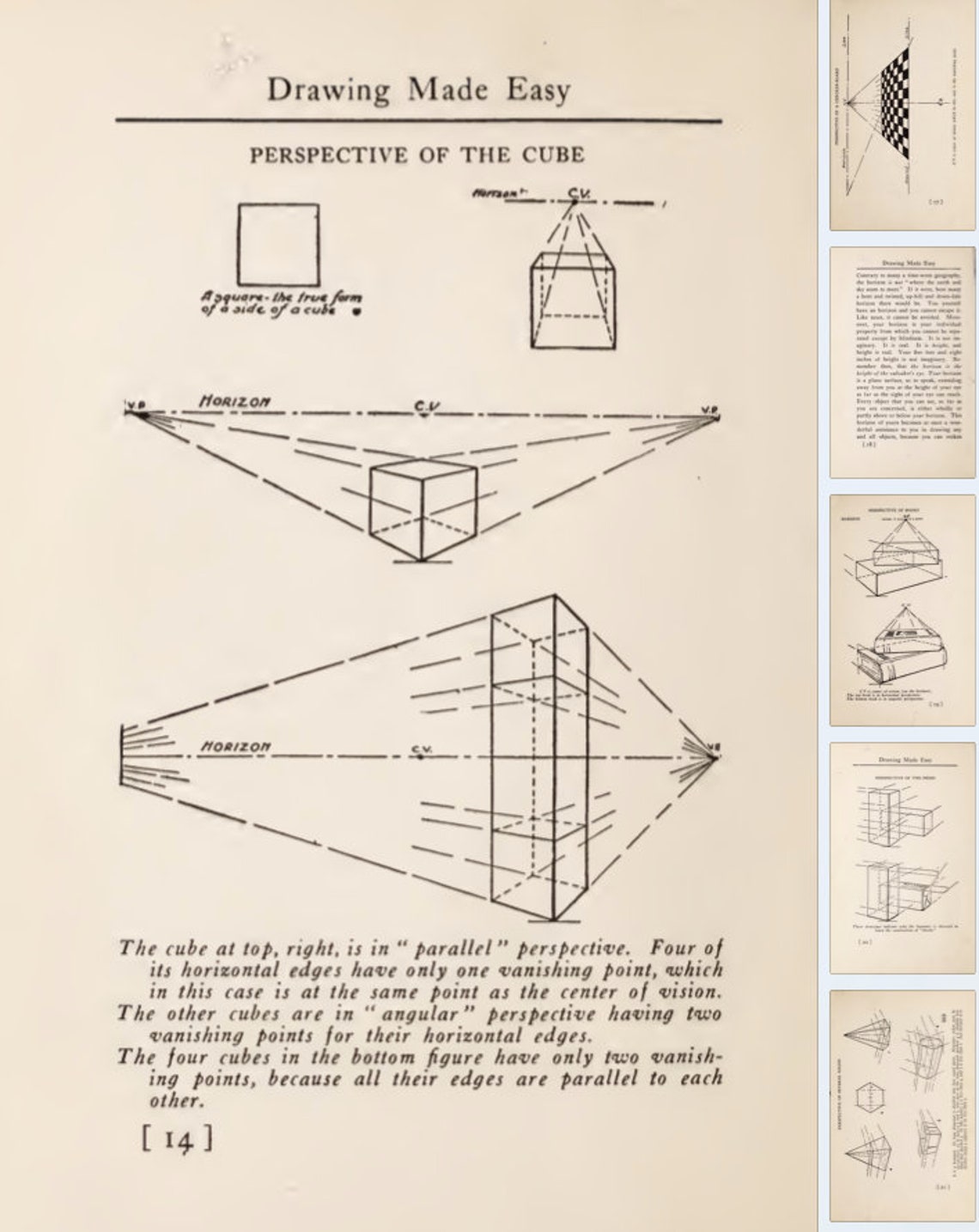 Illustrated Guide to DRAWING MADE EASY Perspective - Etsy