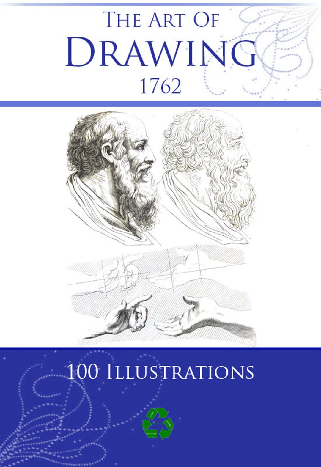 RARE 1762 Book the ART of DRAWING for Artists 100 Pages of ...