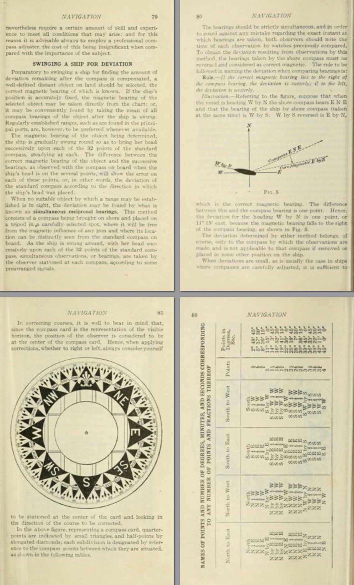 The Old MARINERS HANDBOOK for Navigators Yachtsmen Seamen a RARE ...