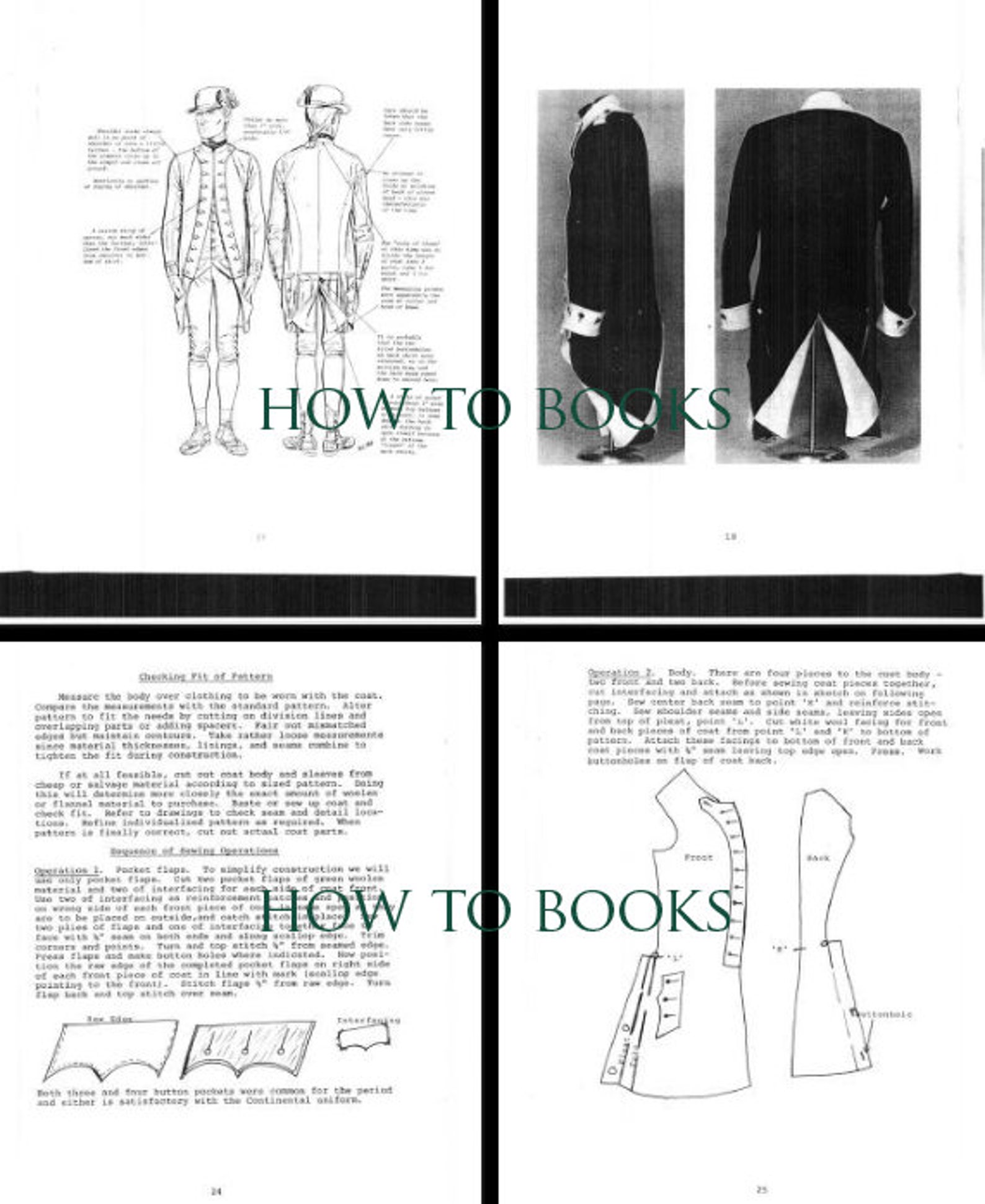 How to Make A CONTINENTAL MARINE UNIFORM Pattern Instructions Great for ...