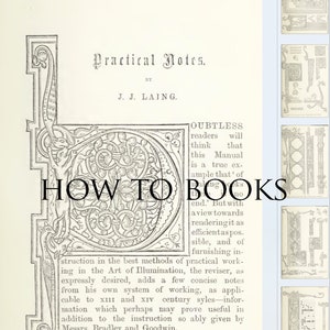 A Manual of Illumination Lessons With 240 Black and White Template ...