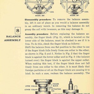 HAMILTON ELECTRIC WATCH Movement Service Manual 58 Pages Step by Step ...