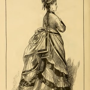 VICTORIAN Illustrated LONDON FASHION Book 1874 Printable Designs ...