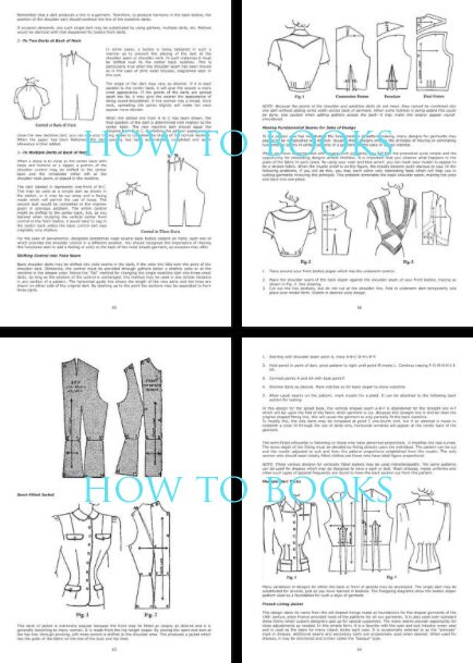 How to Create YOUR OWN PATTERNS Design Smart Wearing Apparel | Etsy