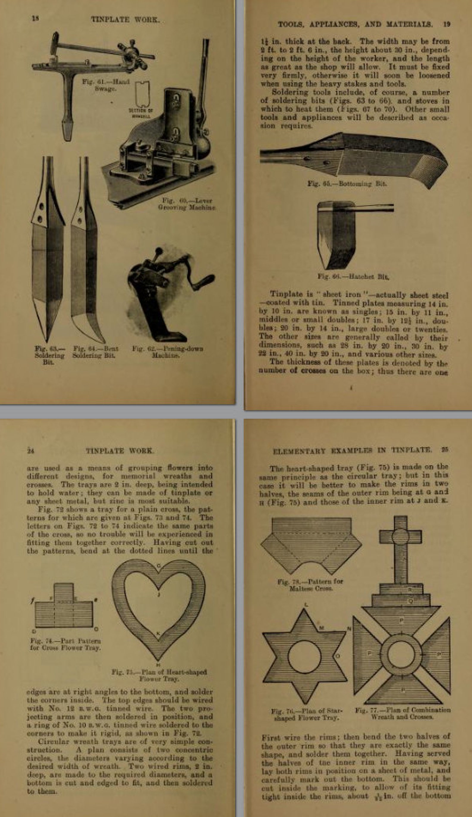How to Work With TINPLATE an Illustrated Handbook for the Home | Etsy