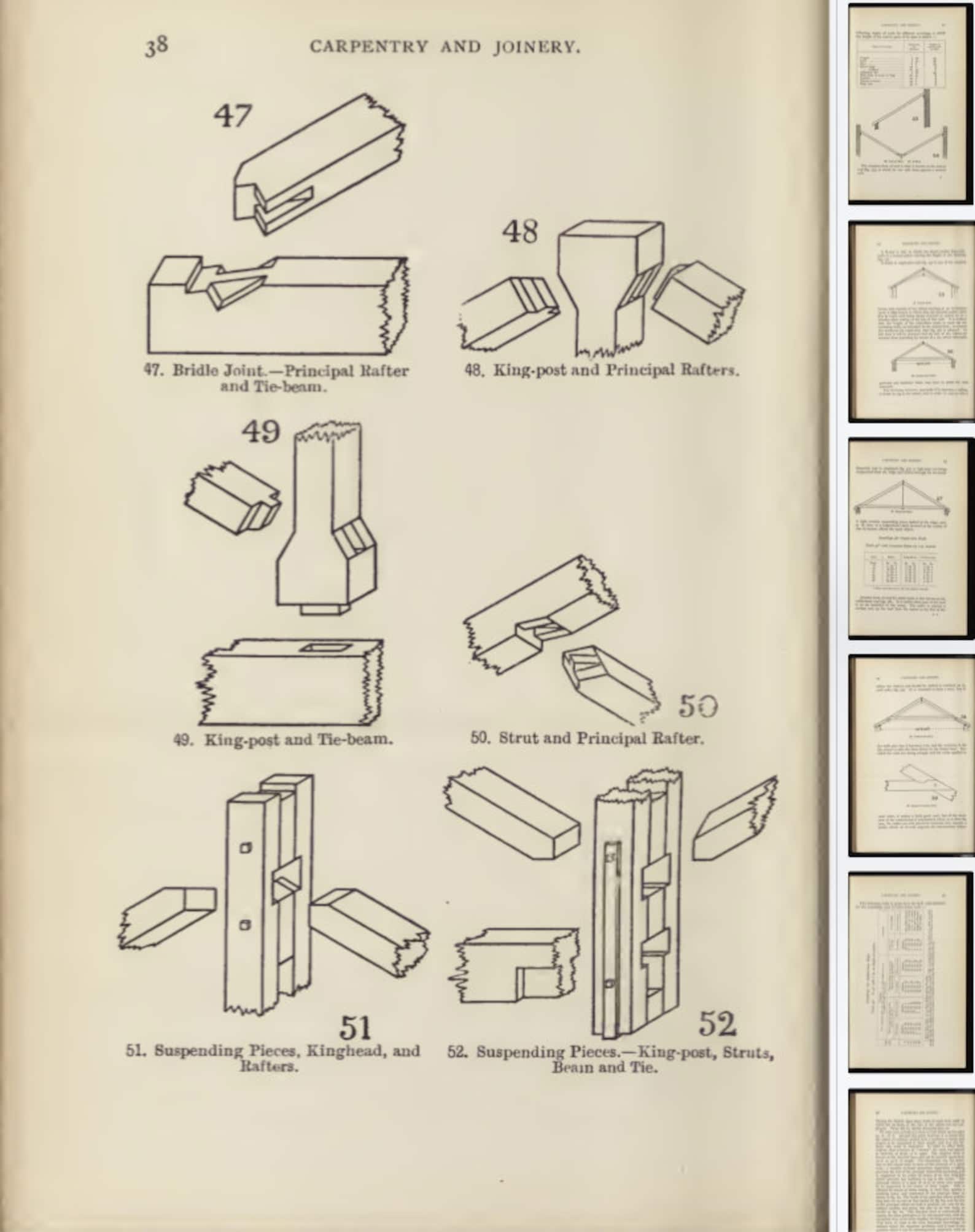 CARPENTRY and JOINERY for CRAFTSMEN Architects Engineers and - Etsy