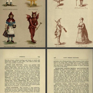 FANCY DRESS COSTUMES Rare Illustrated Book on What to Wear to Fancy ...