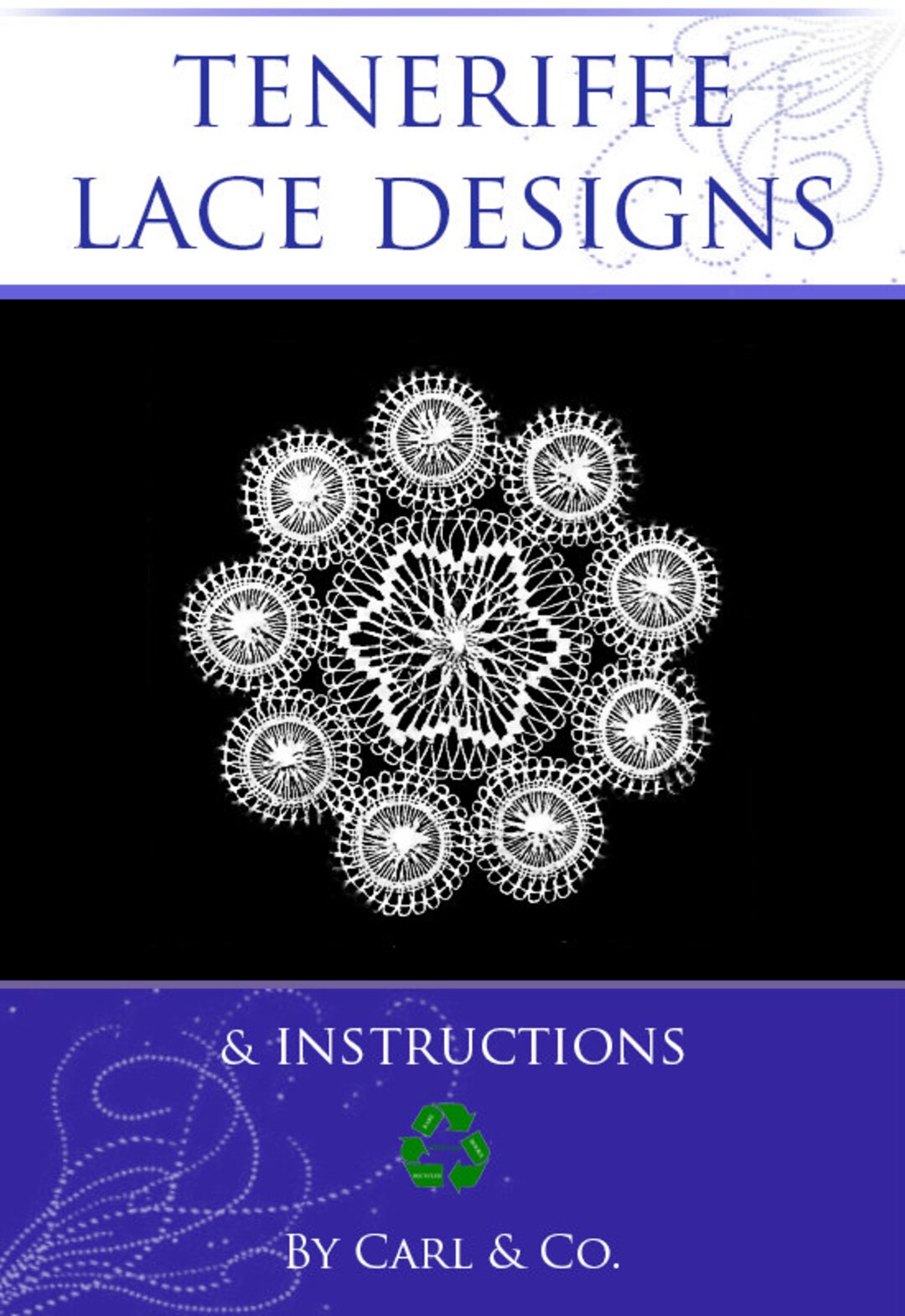45 Teneriffe Lace Designs and Instructions 48 Pages Lace Patterns With ...