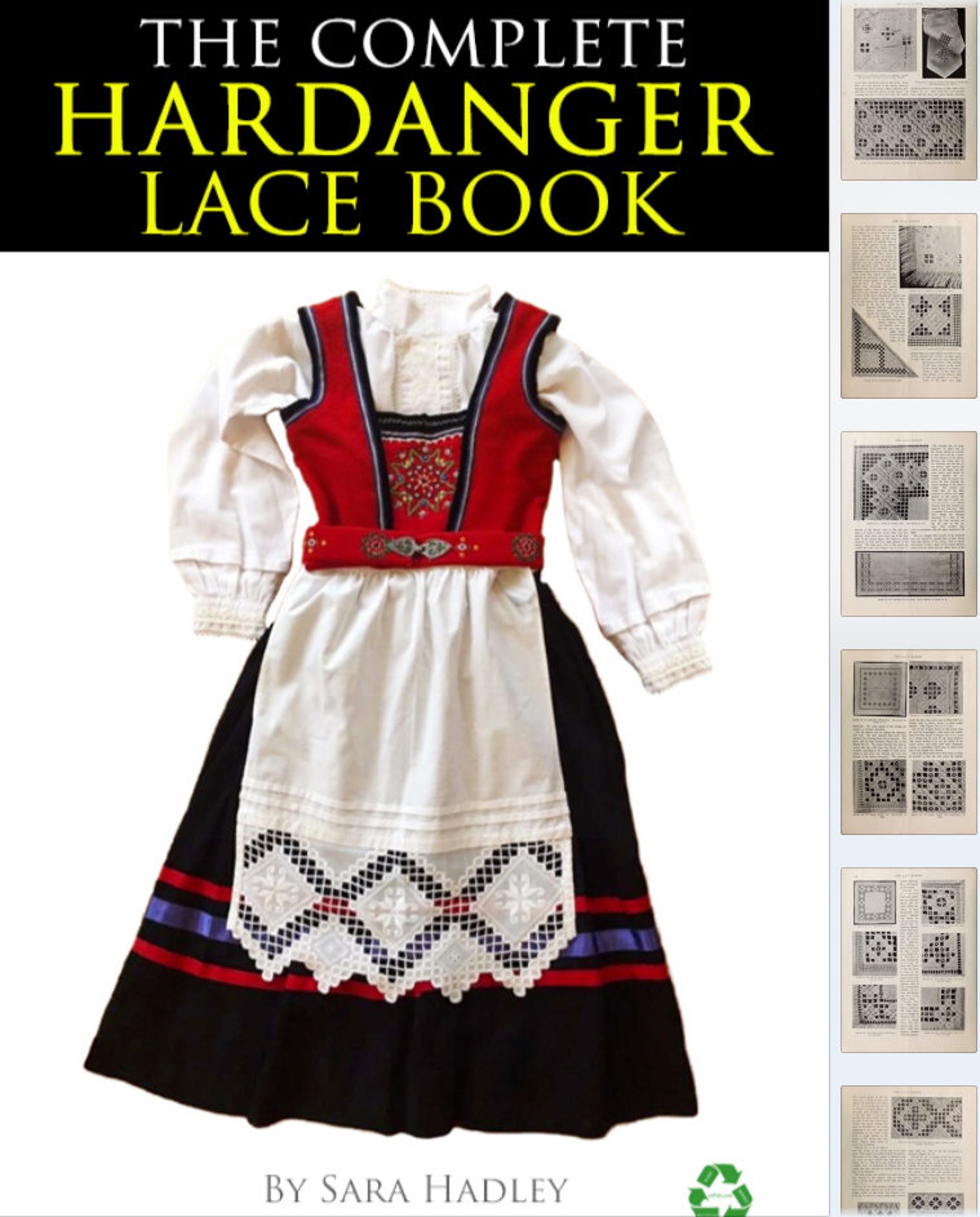 The Complete HARDANGER LACE BOOK Norwegian Drawn Thread Work Patterns ...