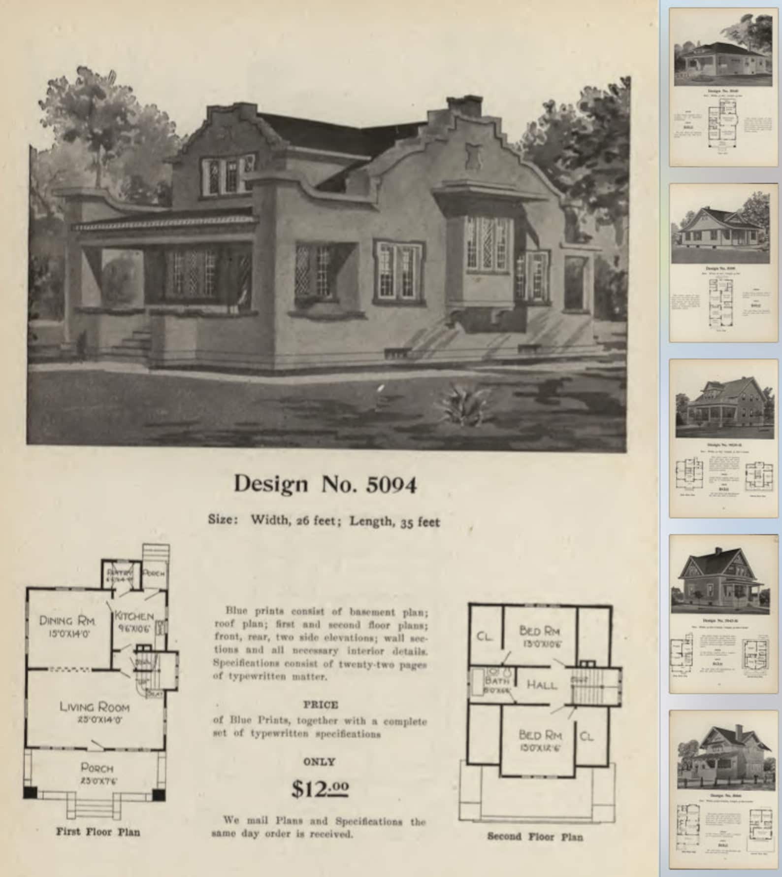 1908 Architecture Bungalow Homes A Unique Collection of 208 House ...