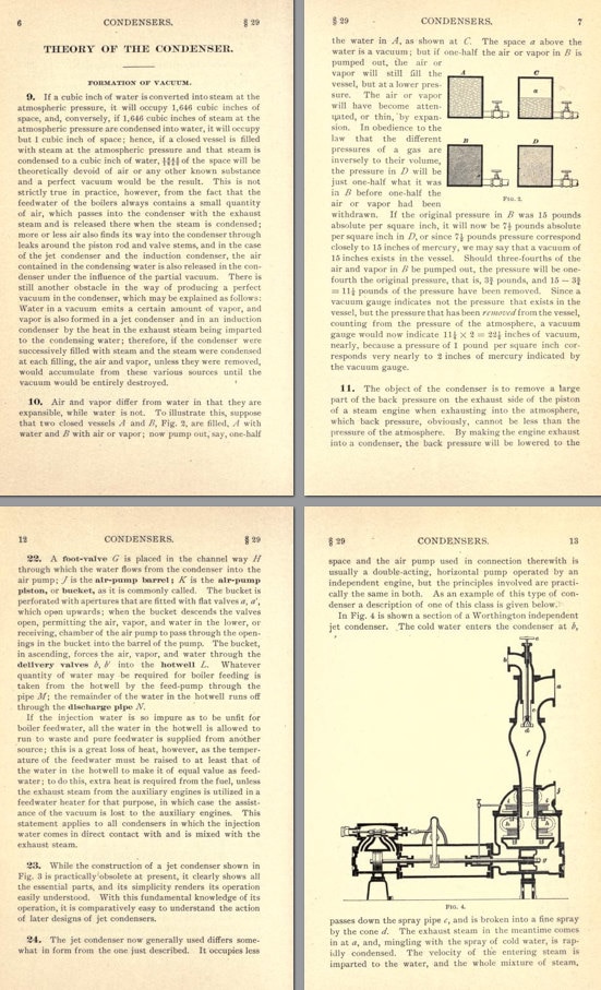 The STEAM ENGINE a Rare ILLUSTRATED Textbook on Steam Engineering 584 ...