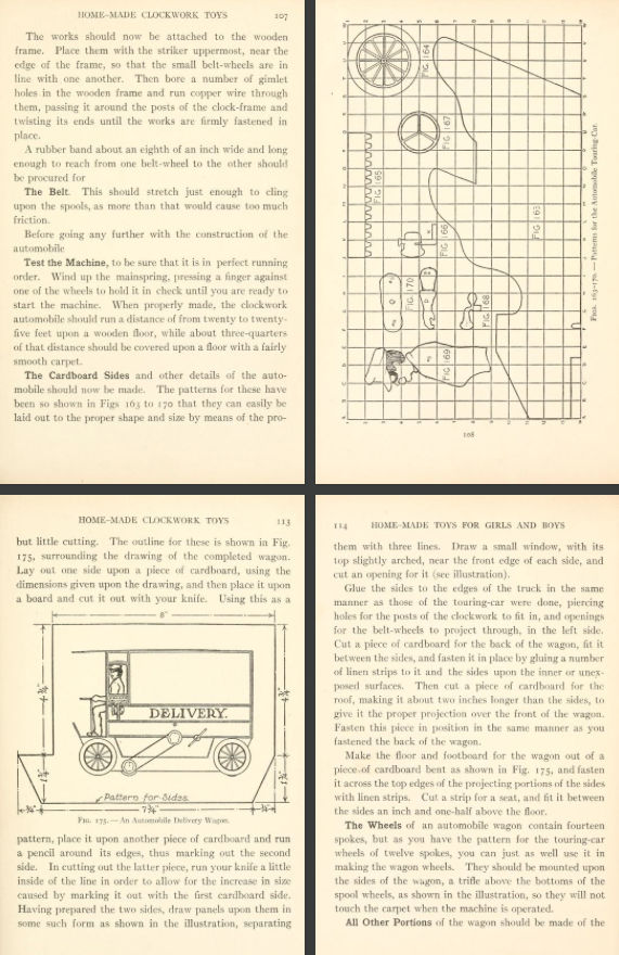 Vintage Home Made TOYS for BOYS and GIRLS Instructions on How | Etsy