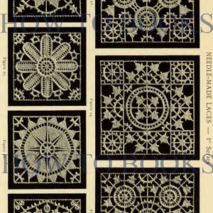 70 PATTERNS for NEEDLE Made LACES Including Instructions on How to Make ...
