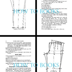 DRAFTING TROUSERS for Men - Women and Boys Design Your Own Vintage ...