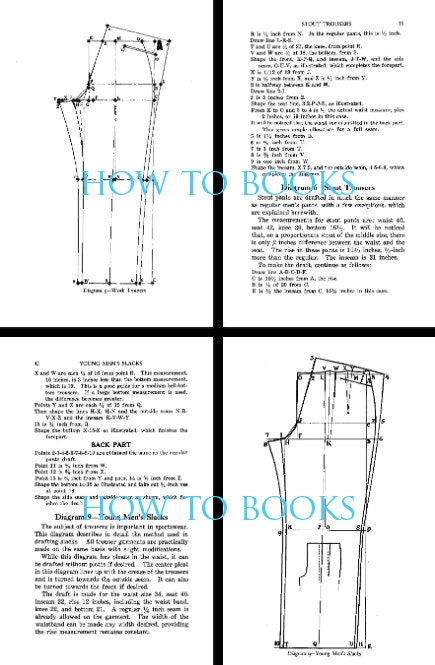 DRAFTING TROUSERS for Men Women and Boys Design Your Own - Etsy