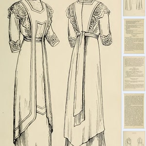 DESIGN PRINCIPLES for DRESSMAKING 101 Pages of Illustrated Instructions ...