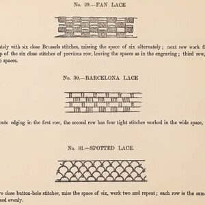 Point Lace ~ Illustrations ~ Descriptions ~ Stitches and Designs ~ Read ...