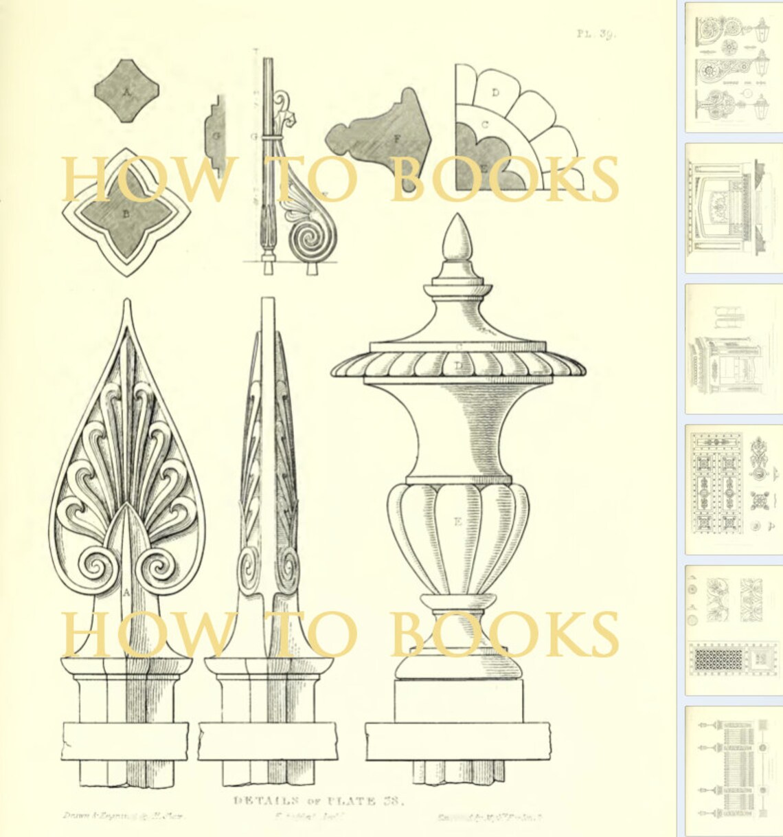 150 GEORGIAN Examples of ORNAMENTAL METALWORK Forge Work Blacksmith ...