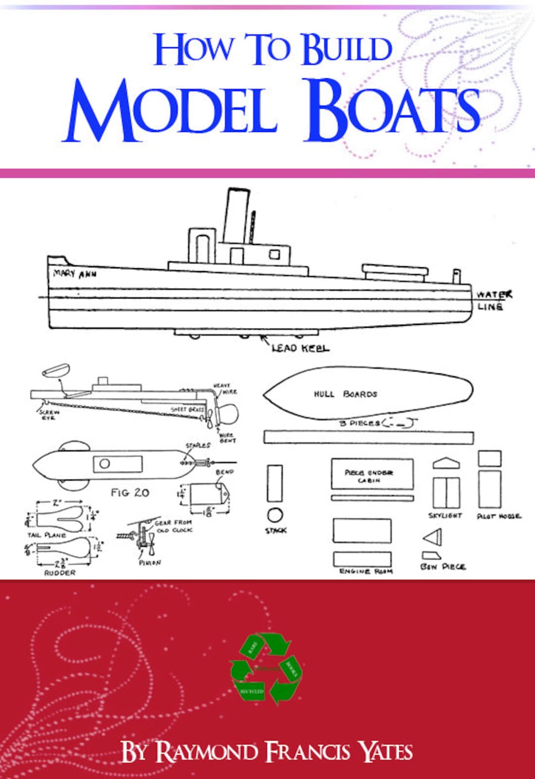 How to BUILD MODEL BOATS Rare Old Tutorial Book 224 Pages Read on Your ...
