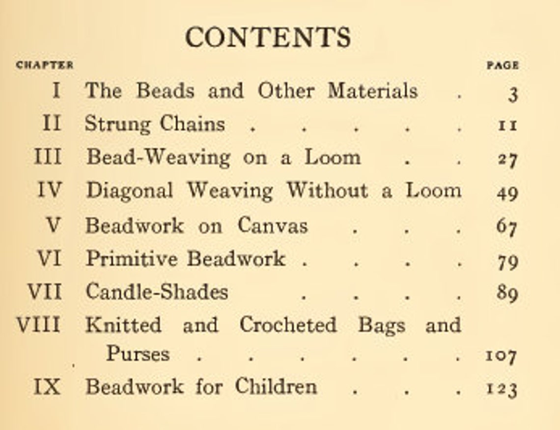 How to Do Beadwork RARE Illustrated Tutorial Book Learn All | Etsy