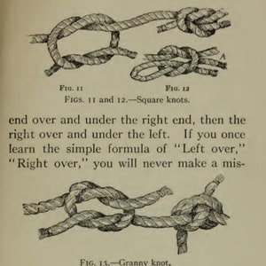 Illustrated Guide to KNOTS ~ SPLICES ~ ROPE Work 100 Pages Learn ...