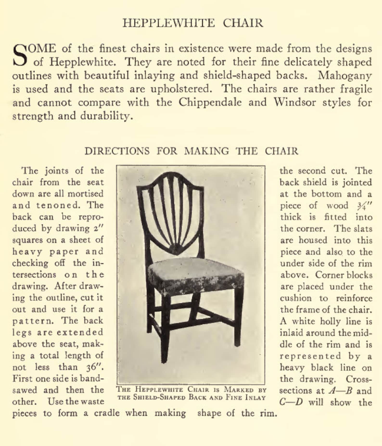 Colonial Furniture 17 Woodworking Patterns With Instructions - Etsy