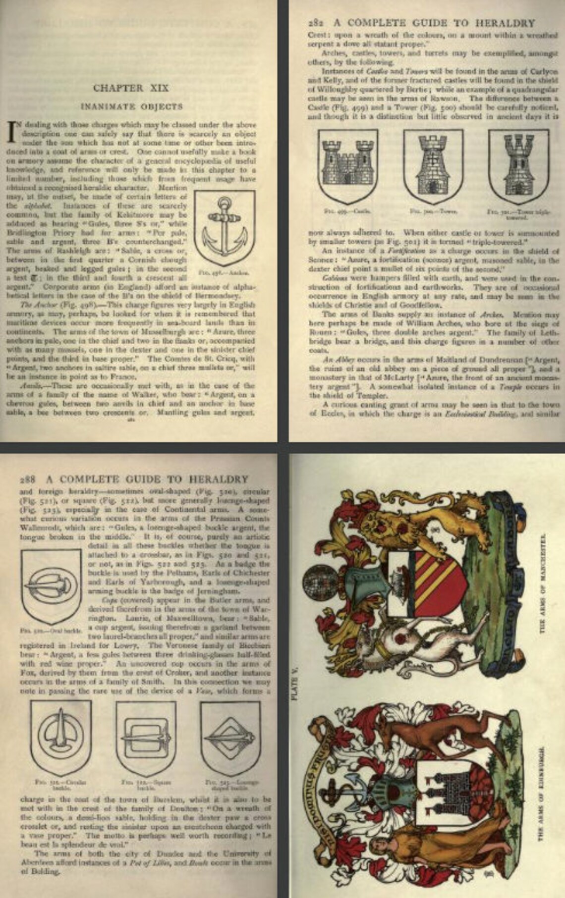 A COMPLETE GUIDE to HERALDRY 800 Designs Rare Illustrated Reference ...