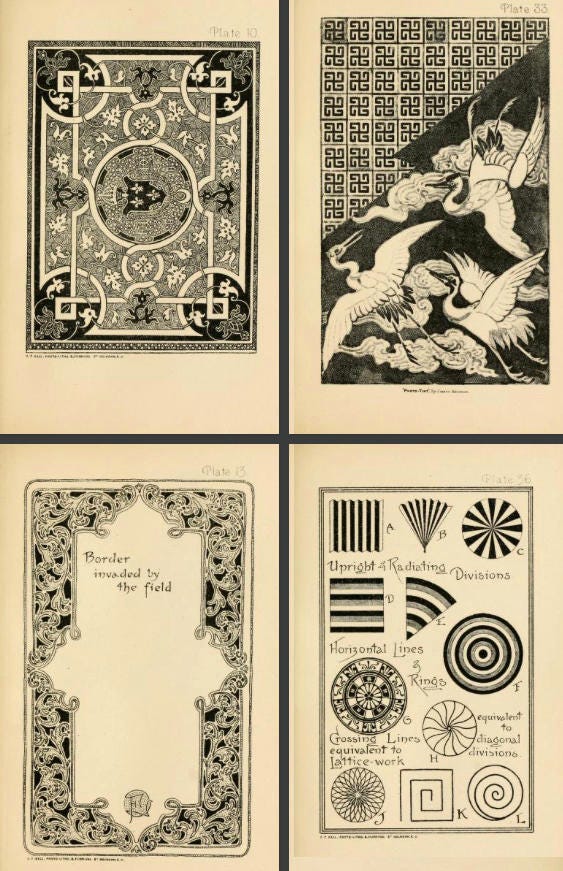 3 Books in 1 on ORNAMENTAL DESIGN Rare Illustrated Tutorials 314 Pages ...