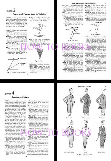 A HANDBOOK for HOME TAILORING Create Tailor Made Garments at | Etsy