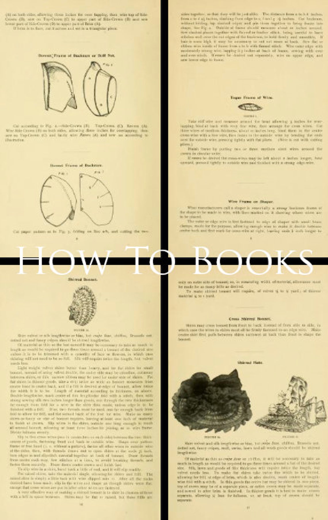 LEARN MILLINERY at HOME Learn How to Make Your Own Hats and Bonnets ...