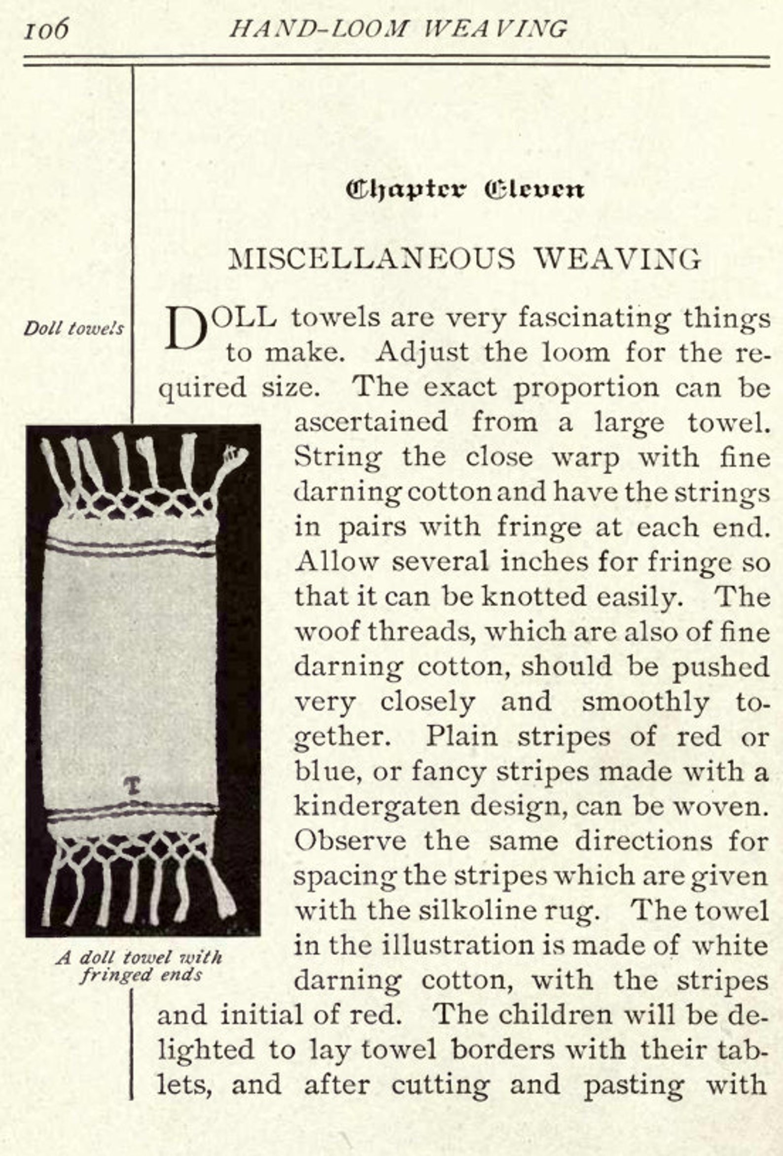 HAND LOOM WEAVING Illustrated Instructions Methods - Etsy