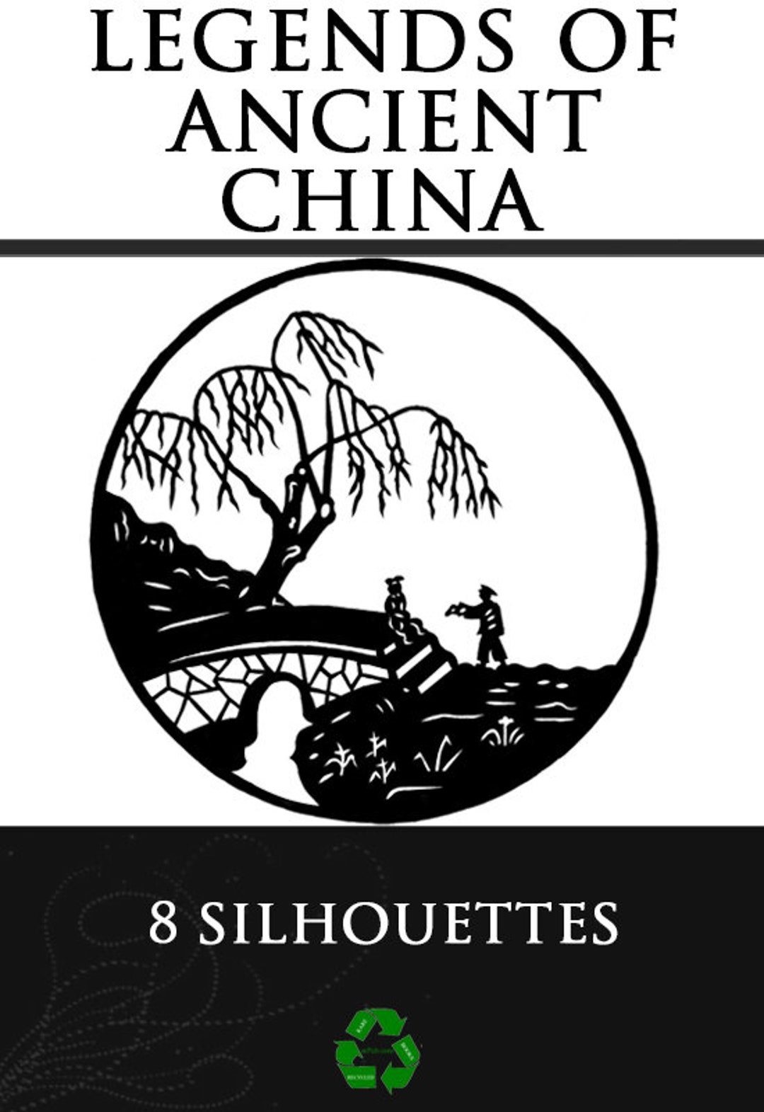 LEGENDS of ANCIENT CHINA Rare 1870 Book With 8 Full Page Silhouette ...