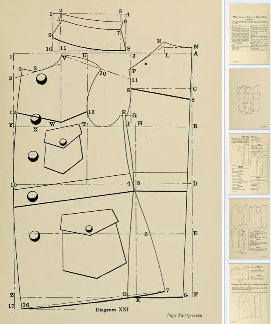 Drafting Mens COTTON GARMENTS Design Your Own Victorian Mens - Etsy