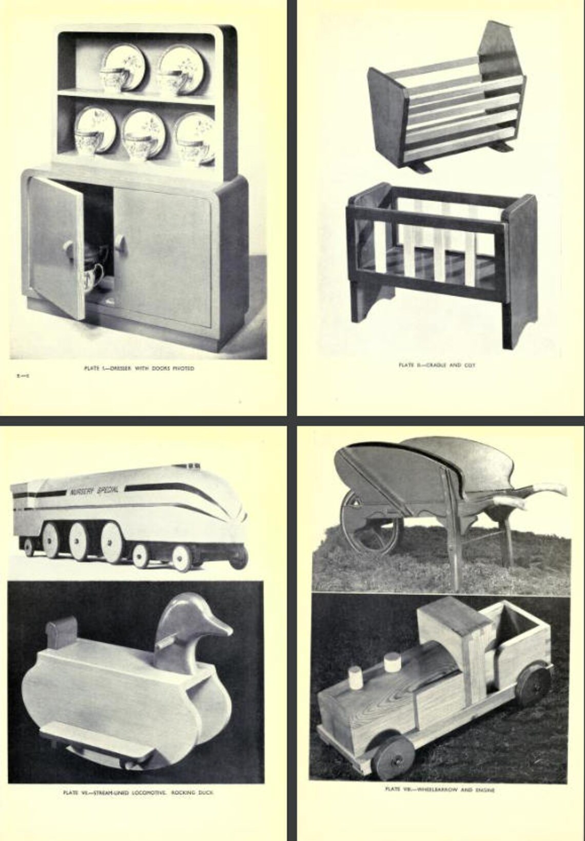 TOY DESIGN and CONSTRUCTION Illustrated Patterns With | Etsy