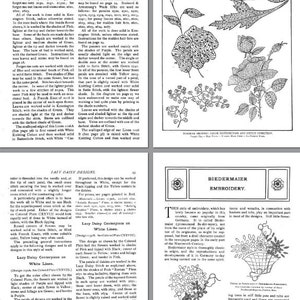 EMBROIDERY LESSONS With Colored Studies Tutorial Book on Stitches ...