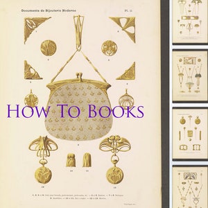 200 French ART NOUVEAU Jewelery + Goldsmith PARIS Designs Rare ...