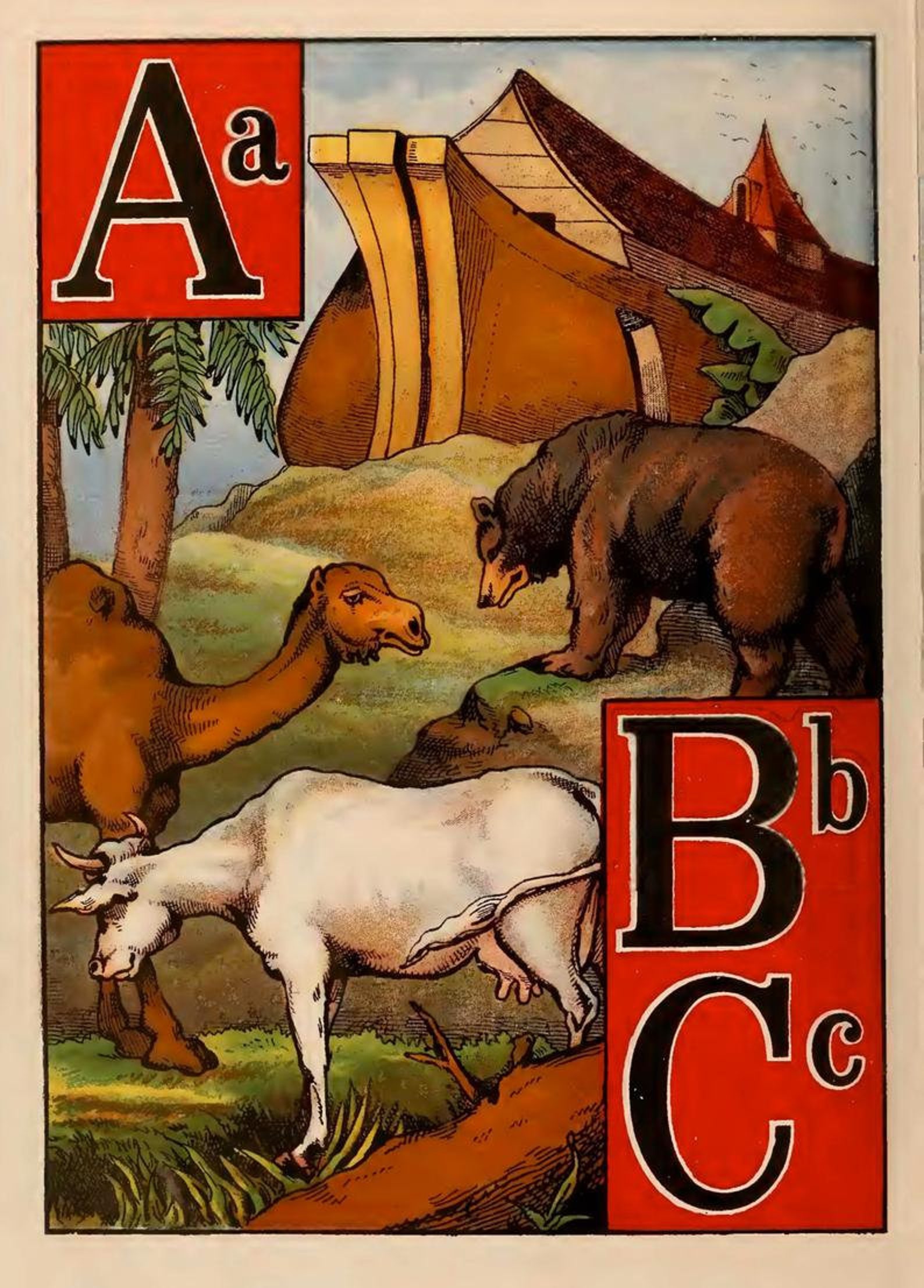 NOAH'S ARK ALPHABET Illustrated Kids Learning Animal - Etsy