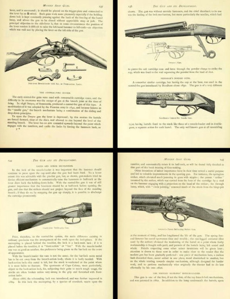 ILLUSTRATED HISTORY of the GUN Rare Book About the Development | Etsy
