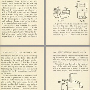 How to BUILD MODEL BOATS Rare Old Tutorial Book 224 Pages Read on Your ...