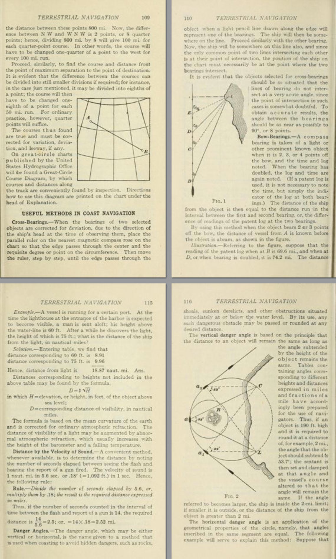 The Old MARINERS HANDBOOK for Navigators Yachtsmen Seamen a RARE ...