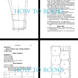 DRAFTING TROUSERS for Men - Women and Boys Design Your Own Vintage ...