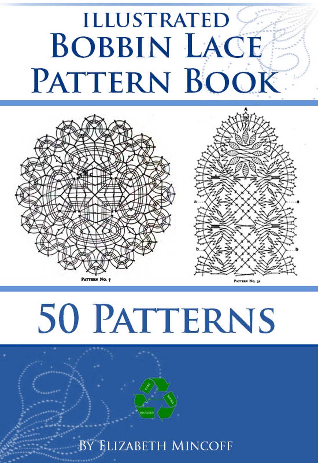 50 VICTORIAN LACE PATTERNS in This Rare How to Make Bobbin Lace Pattern ...